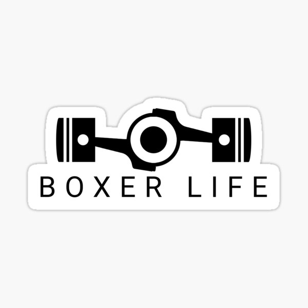 Boxer Engine Stickers | Redbubble