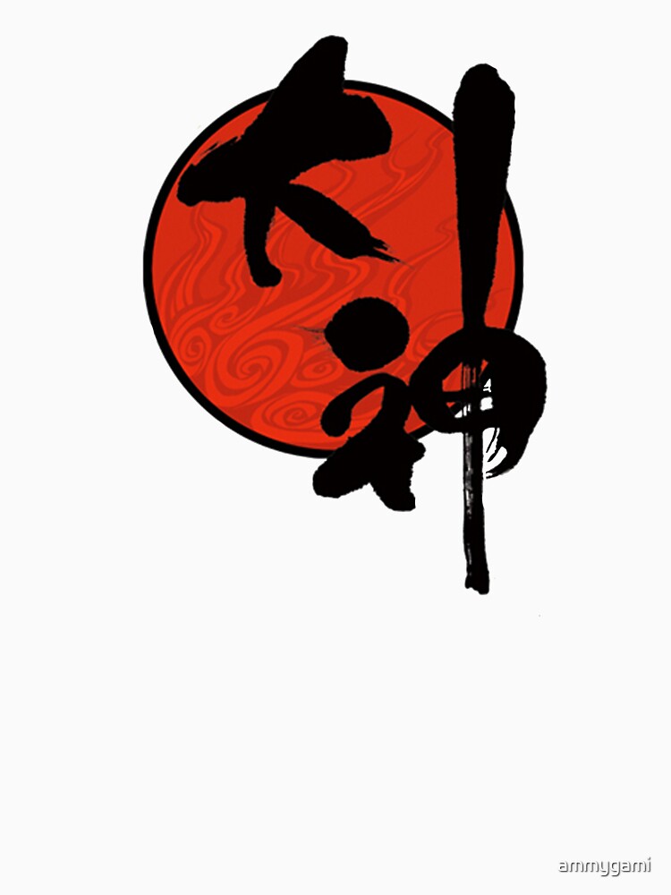 "Okami Logo" T-shirt for Sale by ammygami | Redbubble | okami t-shirts ...