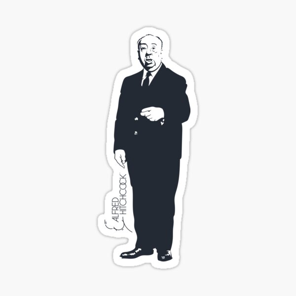 "Alfred Hitchcock 2" Sticker for Sale by frajtgorski | Redbubble
