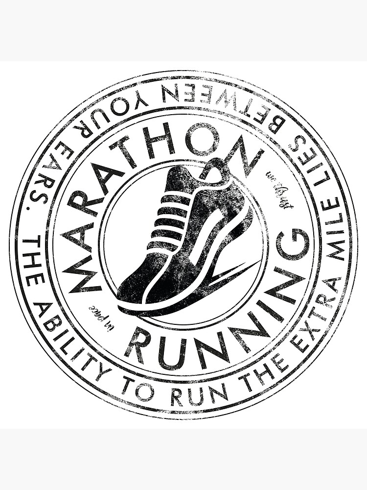 "Running Vintage - Your running shirt, run!" Poster for Sale by ...