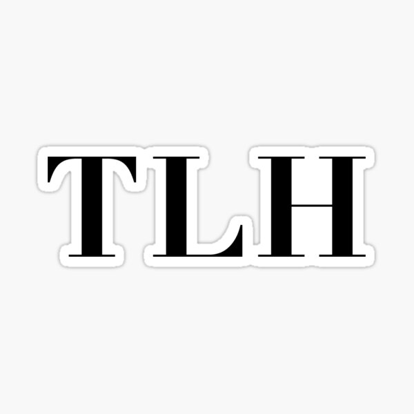 "TLH" Sticker for Sale by KarlaVazquez | Redbubble