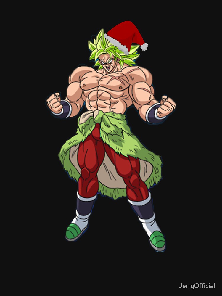 "Santa Broly" T-shirt for Sale by JerryOfficial | Redbubble | dragon ...