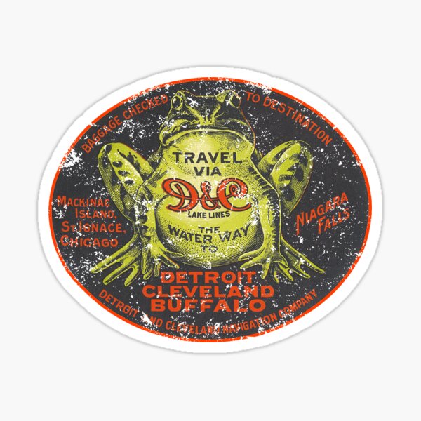 "Travel Frog" Sticker by Retrorockit | Redbubble