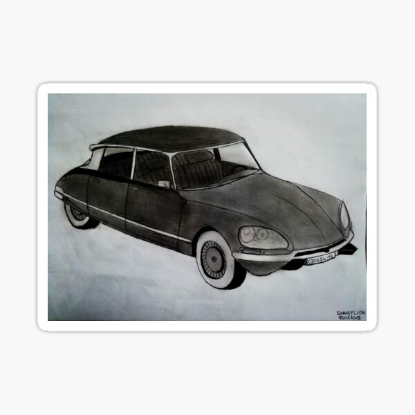 "Citroën ds" Sticker for Sale by SharyLionOff | Redbubble