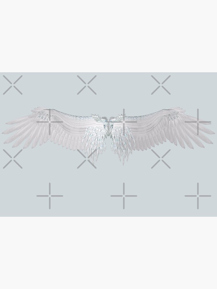 "Ethereal Angel Wings | Ethereal Blue Personalized Sympathy Memorial ...