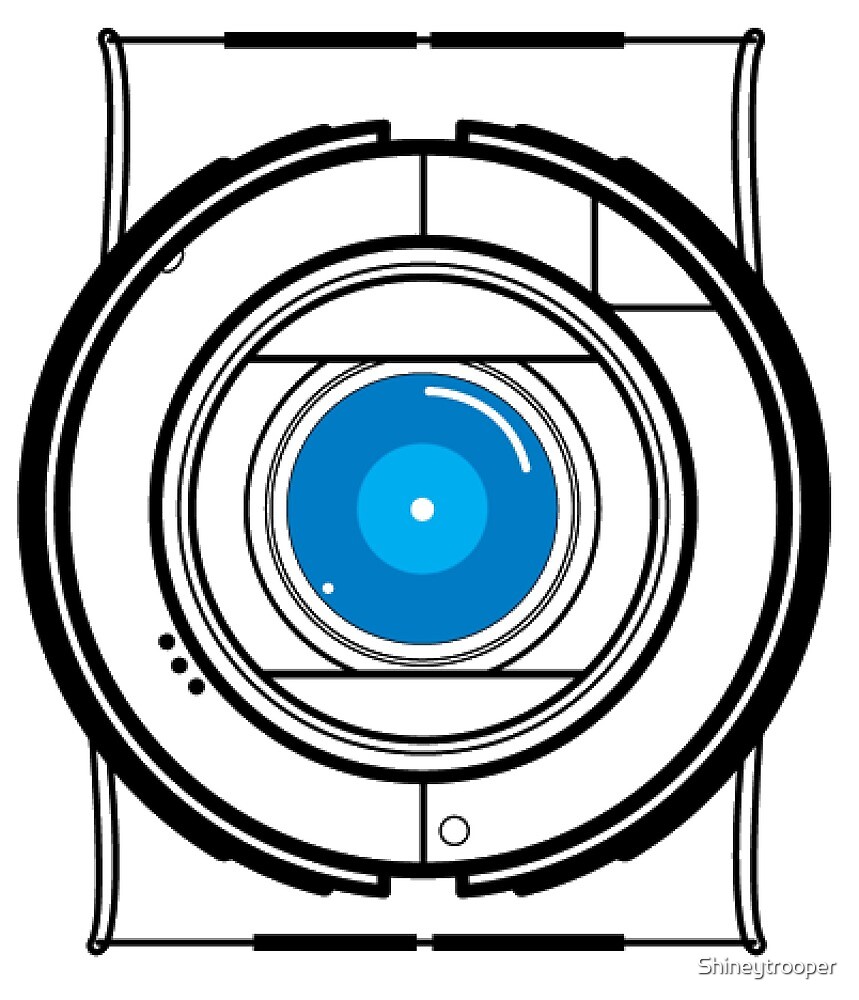 "Portal 2 Wheatley Core" by Shineytrooper | Redbubble