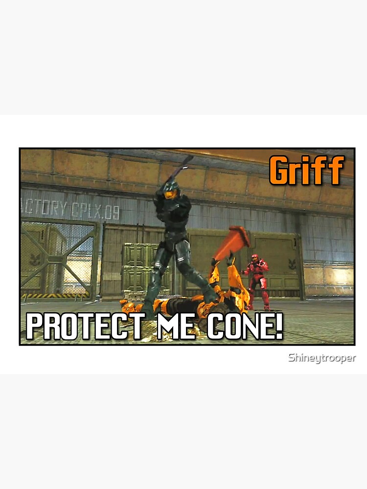 "Red Vs Blue: Griff Best Quote" Poster by Shineytrooper | Redbubble