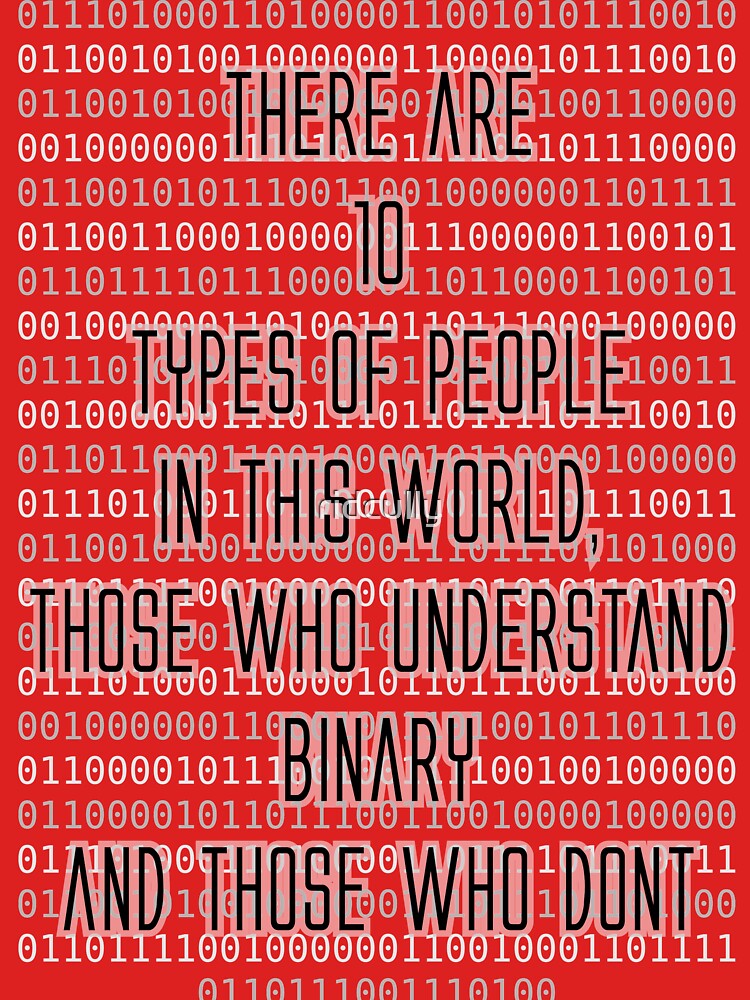 "Binary Joke" T-shirt by ridcully | Redbubble | binary t-shirts - joke ...