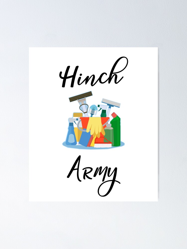 "Hinch Army Mrs Hinch " Poster by ALucreMusket | Redbubble