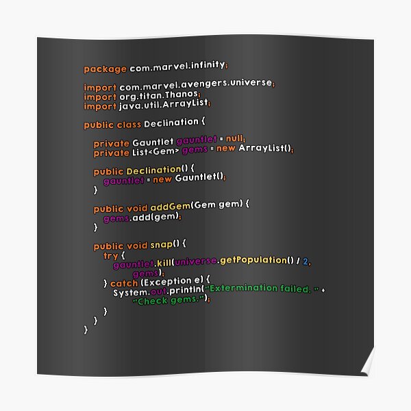 "Snap Algorithm" Poster for Sale by Caldofran | Redbubble