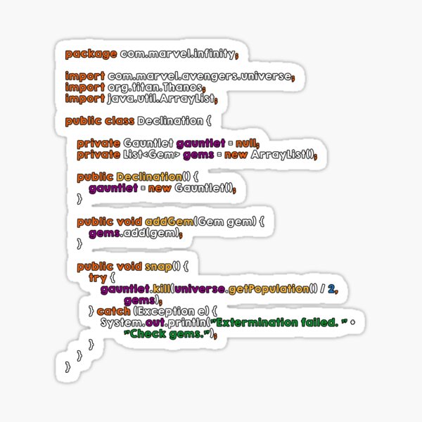 "Snap Algorithm" Sticker for Sale by Caldofran | Redbubble