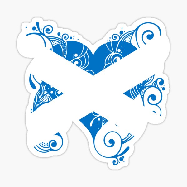 "Scotland heart" Sticker for Sale by FlyBear | Redbubble
