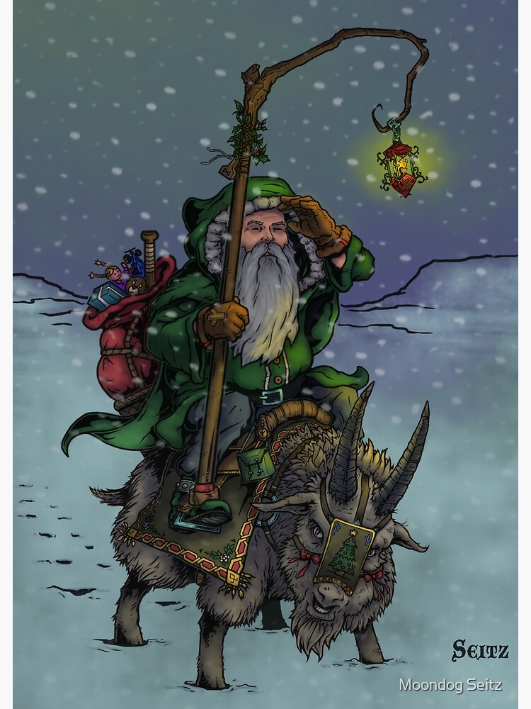 "Yule Father" Greeting Card for Sale by Moondog Seitz | Redbubble