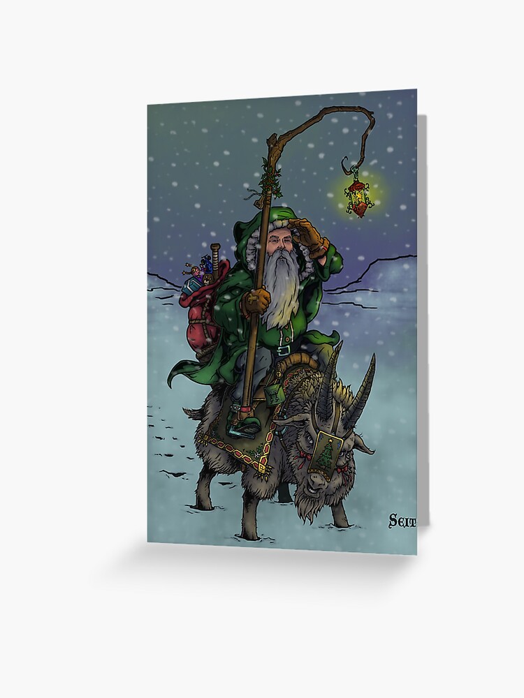 "Yule Father" Greeting Card for Sale by Moondog Seitz | Redbubble