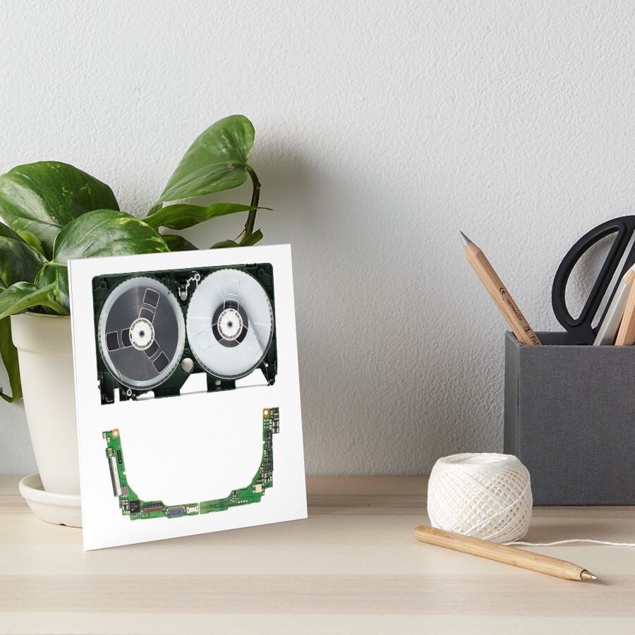 "VHS smiley" Art Board Print for Sale by rayvoltz | Redbubble