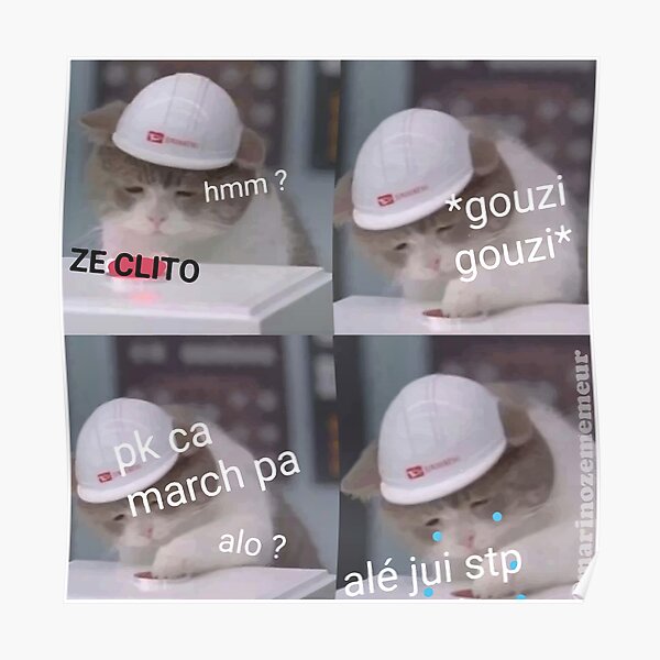 "Gouzi Gouzi" Poster by marinozememeur | Redbubble