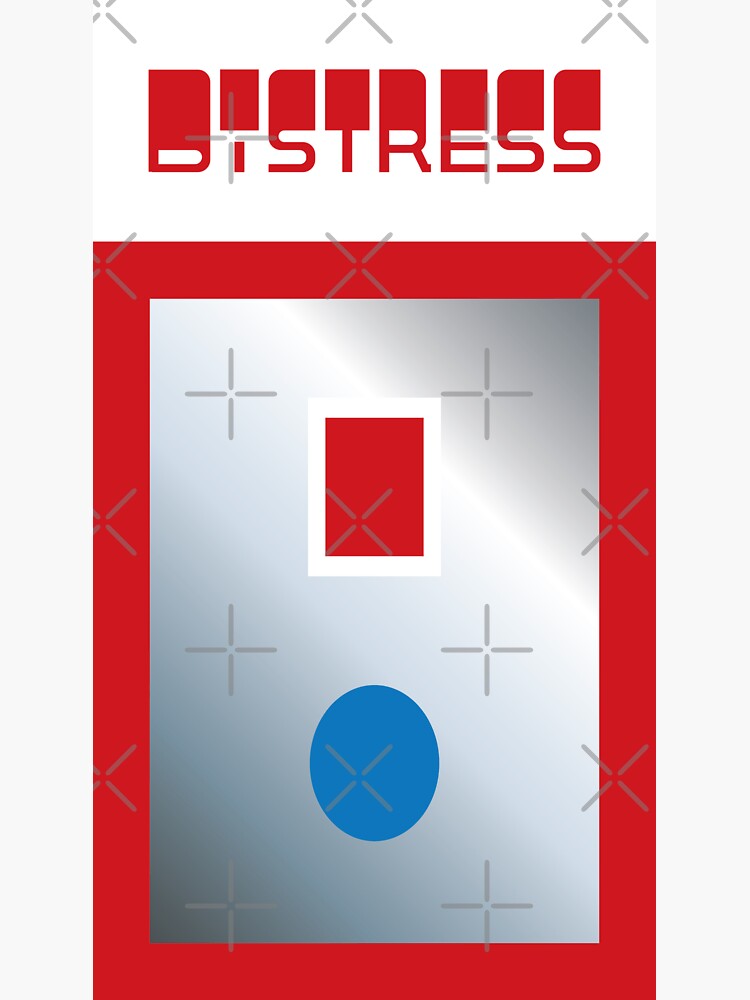 "Distress" Sticker by ChrisOrton | Redbubble