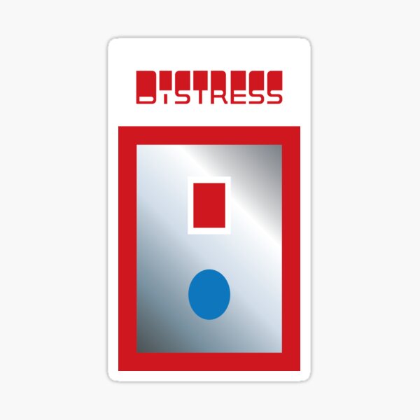 "Distress" Sticker by ChrisOrton | Redbubble