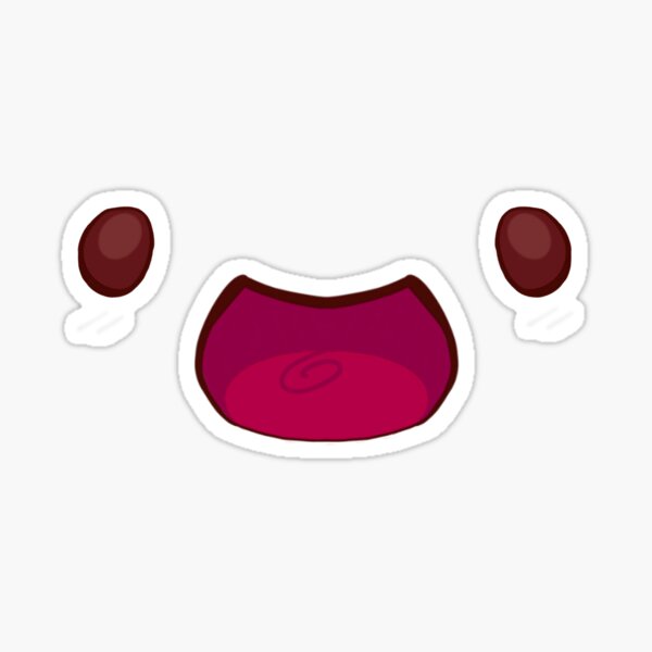 "Slime Rancher Pink Slime Face" Sticker for Sale by maplefoot | Redbubble