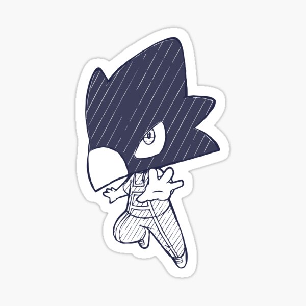 "Tokoyami-kun V2" Sticker by nachi8 | Redbubble