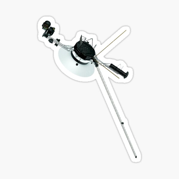Voyager Probe Space Exploration Nasa Sticker By Quark Redbubble