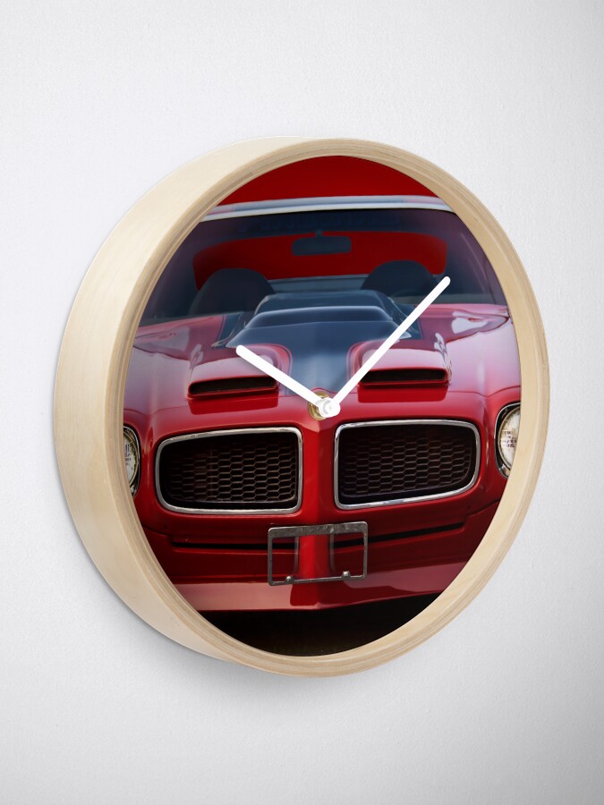 "1972 Pontiac Firebird Trans Am" Clock by DaveKoontz | Redbubble