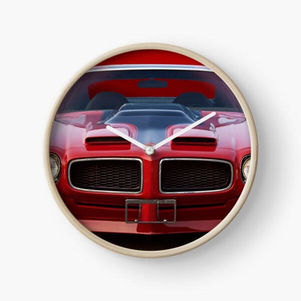 "1972 Pontiac Firebird Trans Am" Clock by DaveKoontz | Redbubble
