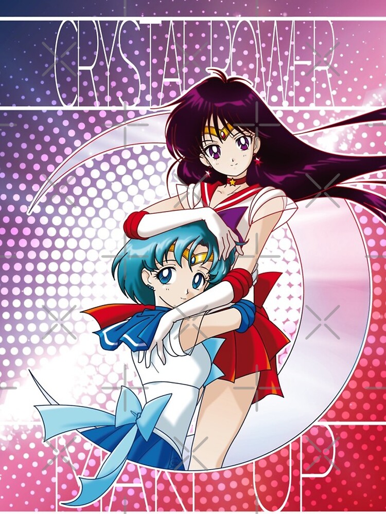 "Sailor Moon Super S - Mars & Mercury Crystal Power!" iPhone Case for ...
