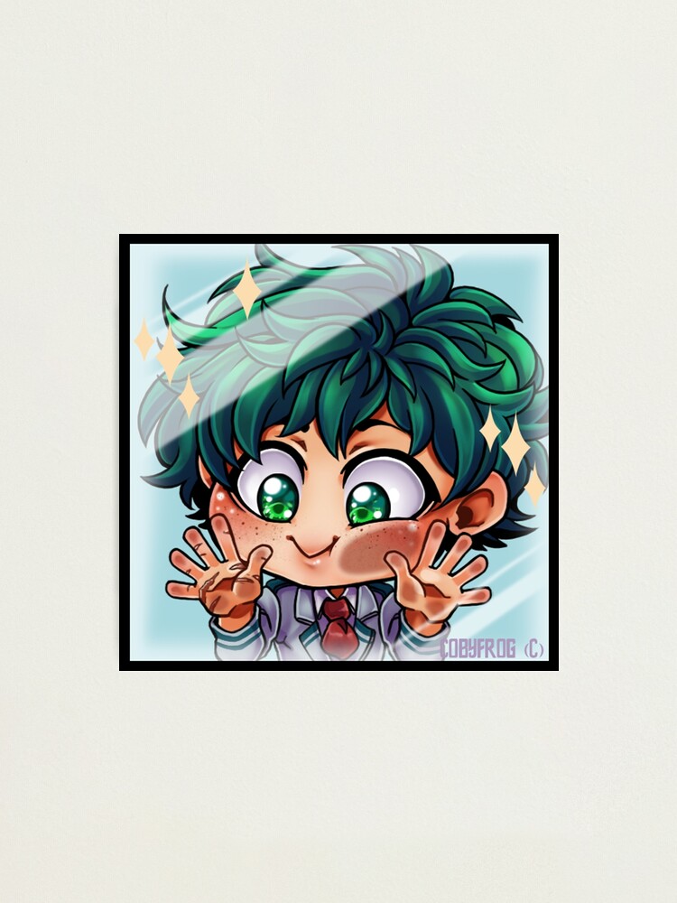 "Deku - Glass Smoosh" Photographic Print by cobyfrog | Redbubble