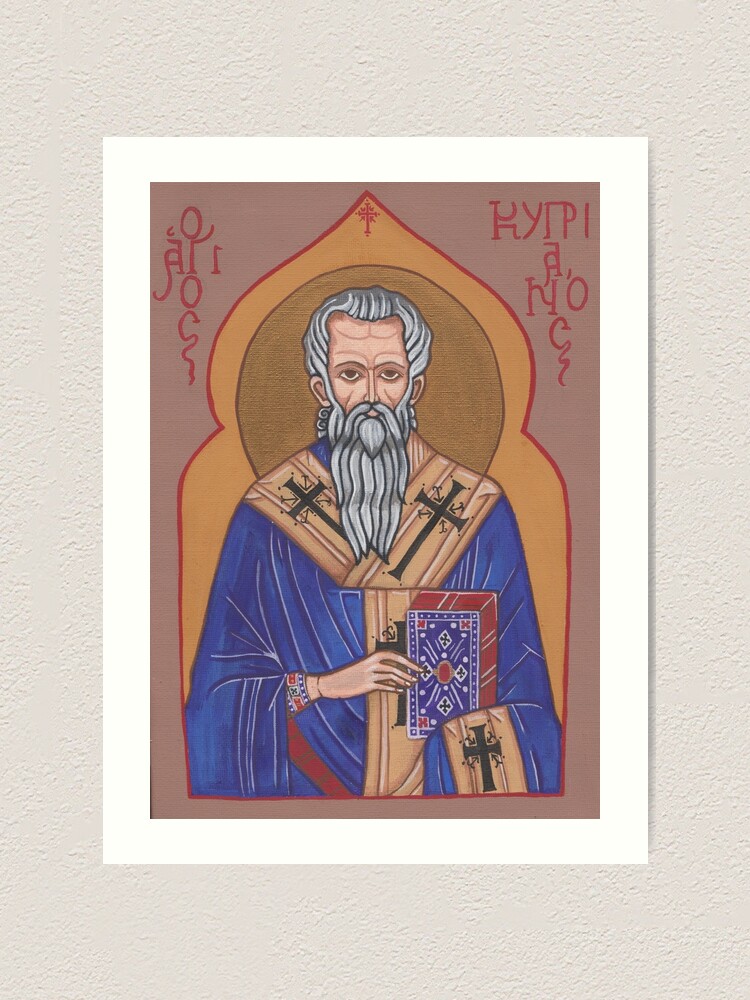 "Saint Cyprian Icon" Art Print for Sale by s-aldarnay | Redbubble