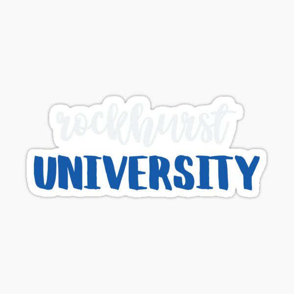 "Rockhurst University 2" Sticker for Sale by alsih | Redbubble