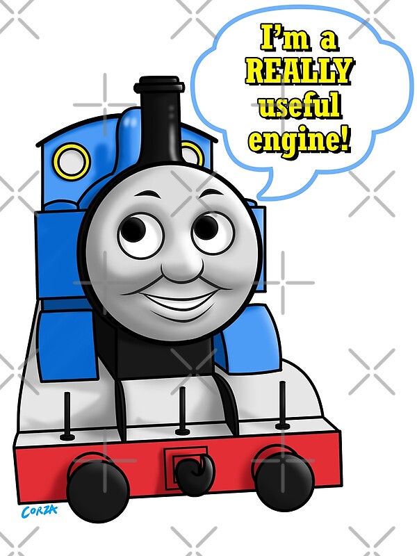 "Thomas "Really useful engine"" by corzamoon | Redbubble