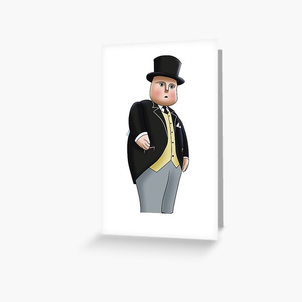 "The Fat Controller" Greeting Card for Sale by corzamoon | Redbubble