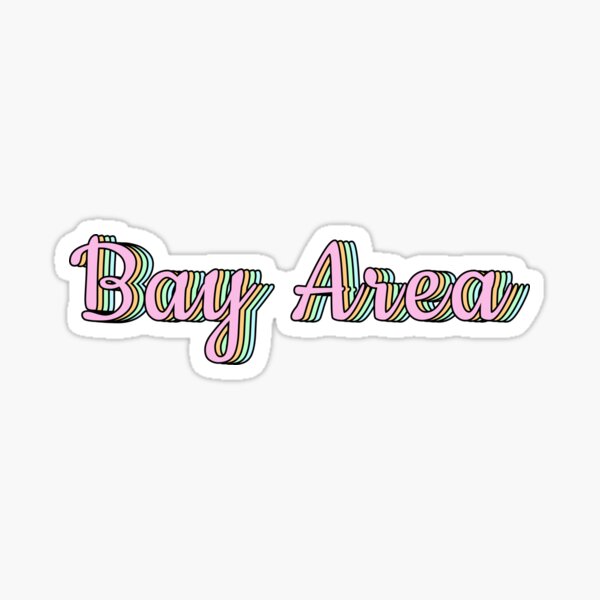 "Bay Area Retro Pastel" Sticker by lukassfr | Redbubble