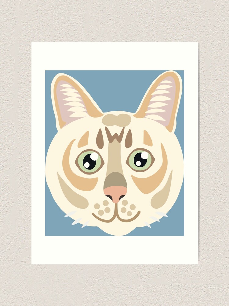 "Cato the cat" Art Print for Sale by MichellePhong | Redbubble