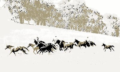 "Chasing the Mob " by LexaTHarpell | Redbubble