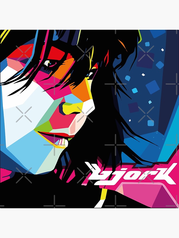 "Bjork pop art" Poster for Sale by Pikokk | Redbubble