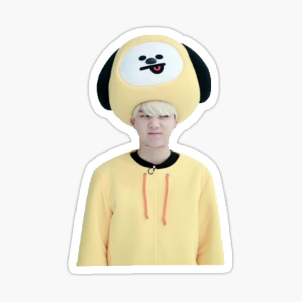 "Yoongi Sticker by Chimmyart" Sticker for Sale by chimmyart | Redbubble