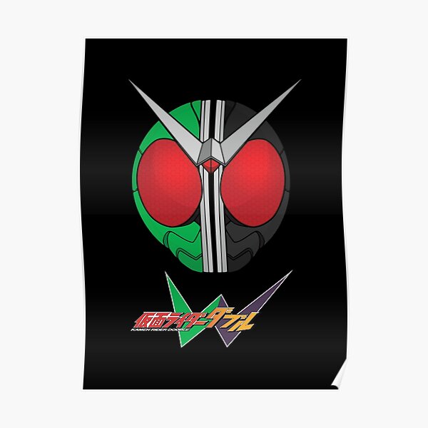 "Kamen Rider W Double" Poster by gtsbubble | Redbubble