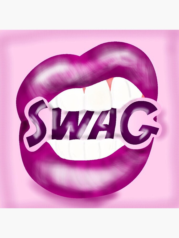 "Swag Lips" Sticker by ExpressionArts | Redbubble