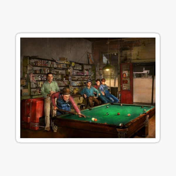 "Sport - Pool - The pool hustle 1941" Sticker by mikesavad | Redbubble