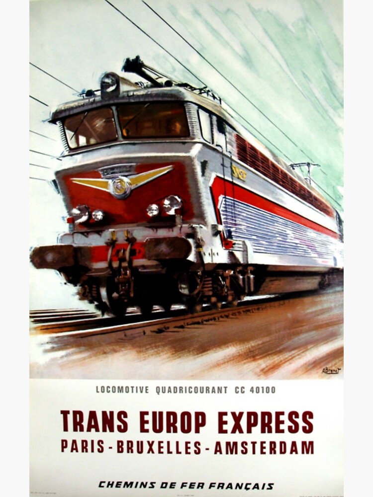 Trans Europe Express vintage Premium Matte Vertical Poster sold by ...