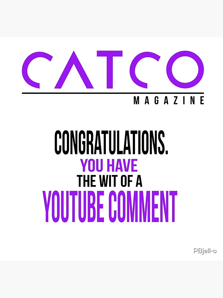 "Catco magazine" Poster by PBjell-o | Redbubble
