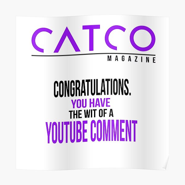 "Catco magazine" Poster by PBjell-o | Redbubble
