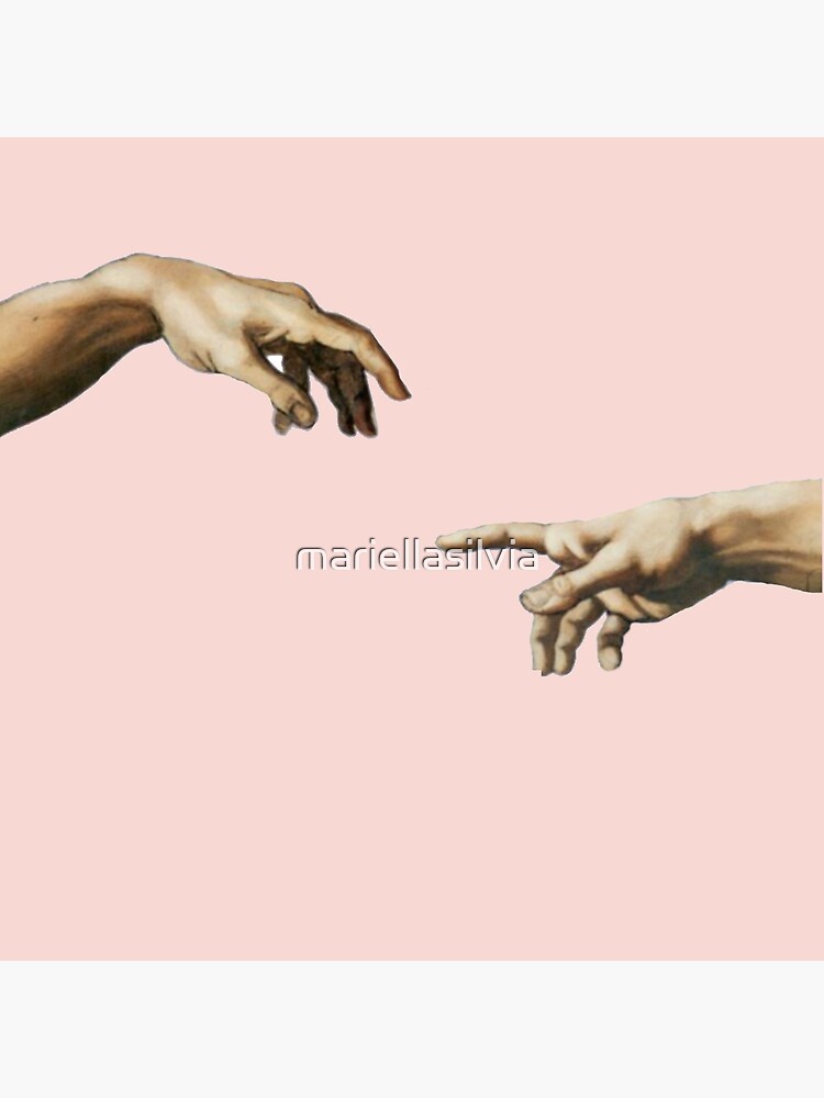 "Creation Of Adam - Pink Edit" Poster for Sale by mariellasilvia ...
