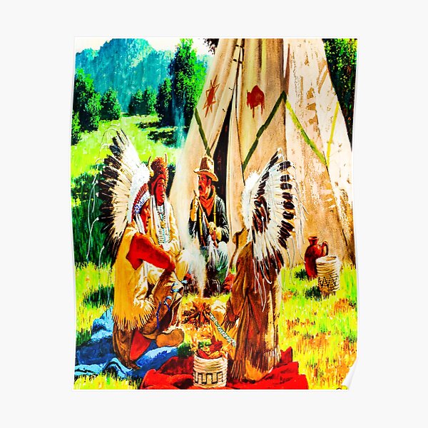 "fwc 4293 native american" Poster by fwc-usa-company | Redbubble