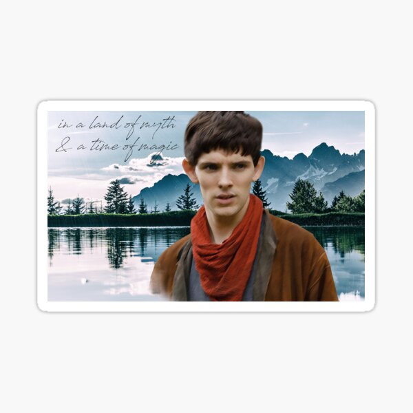 "BBC Merlin Sticker" Sticker for Sale by clearsunnyday | Redbubble