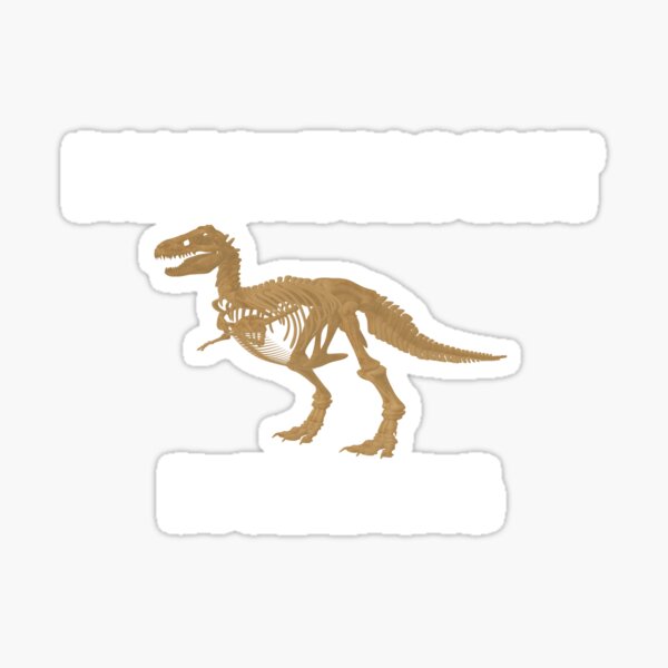"Paleontologist In Training Dinosaur Fossil Science Design" Sticker for ...