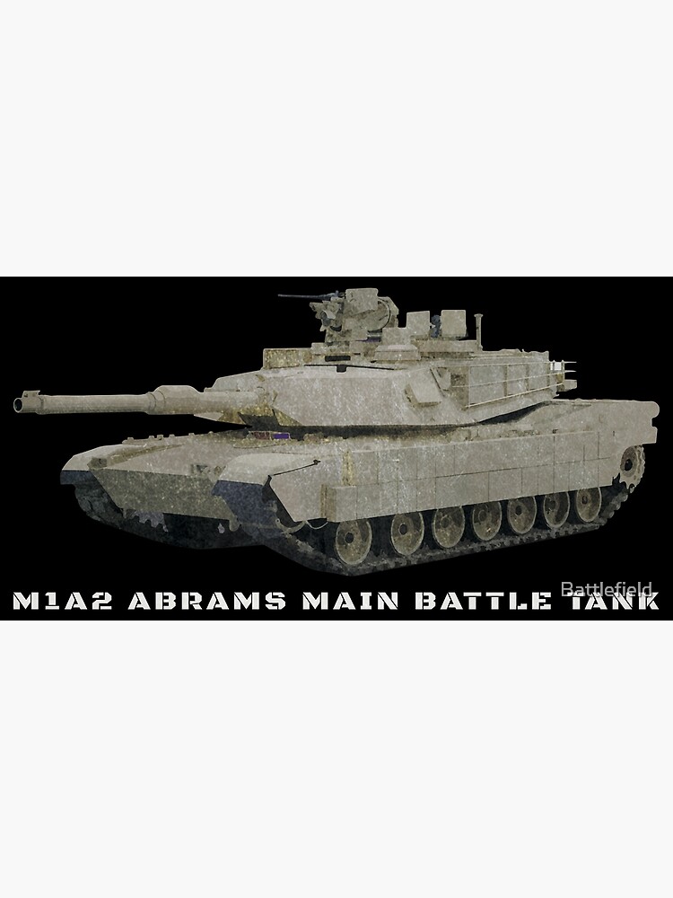 "US Army M1A2 Abrams Main Battle Tank" Art Print by Battlefield | Redbubble