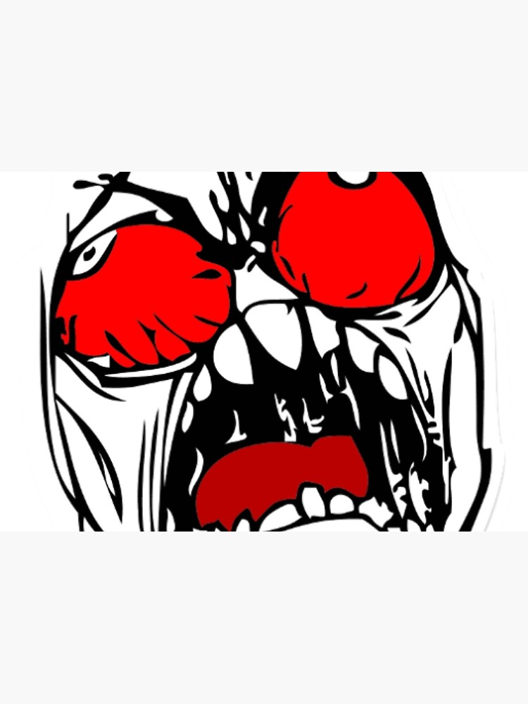 Red Rage Face